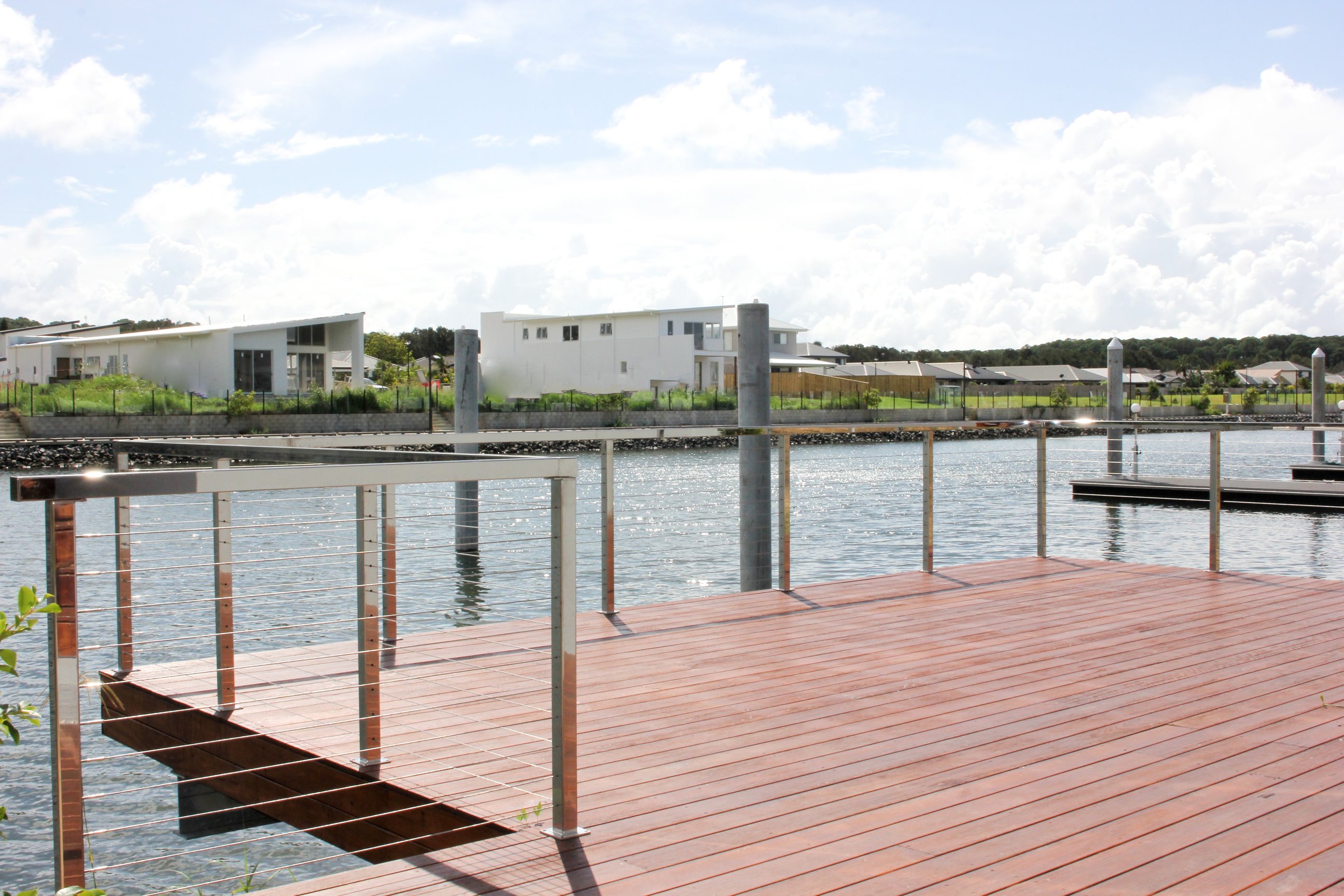 Vertical Wire Balustrade For Pool Fencing
